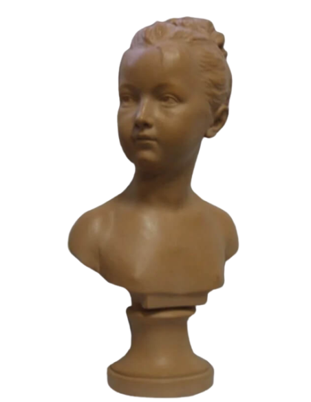 Busto de Marie-Louise Brongniart según Jean-Antoine Houdon. Busto de Marie-Louise Brongniart según Jean-Antoine Houdon.