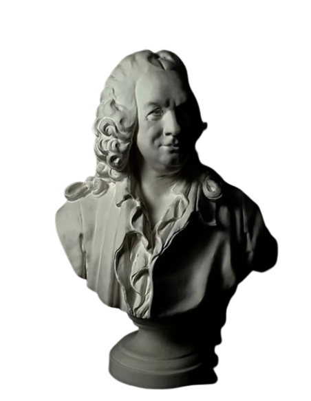 Busto de Jean-Baptiste Rousseau según Jean-Jacques Caffieri. Busto de Jean-Baptiste Rousseau según Jean-Jacques Caffieri.