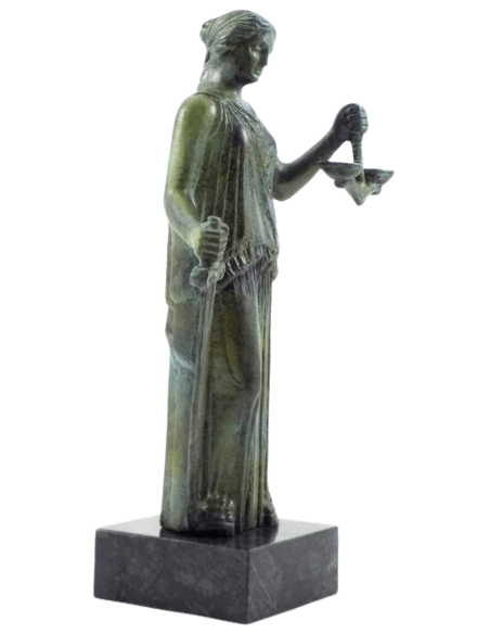 Regálese la Justicia divina: Estatua de bronce de la Diosa Temis
